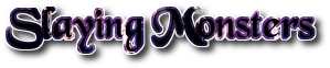 Slaying Monsters logo. Free logo maker.