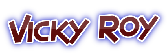 Vicky Roy logo. Free logo maker.
