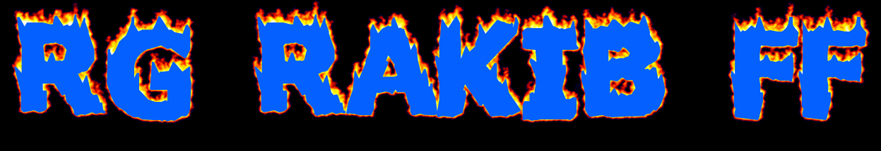 RG RAKIB FF logo. Free logo maker.