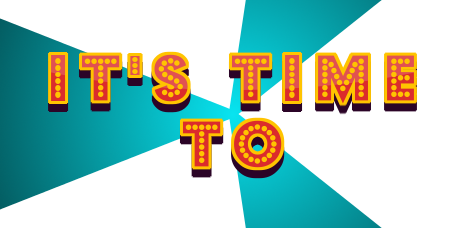 It's Time To logo. Free logo maker.