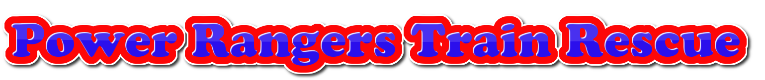 Power Rangers Train Rescue logo. Free logo maker.
