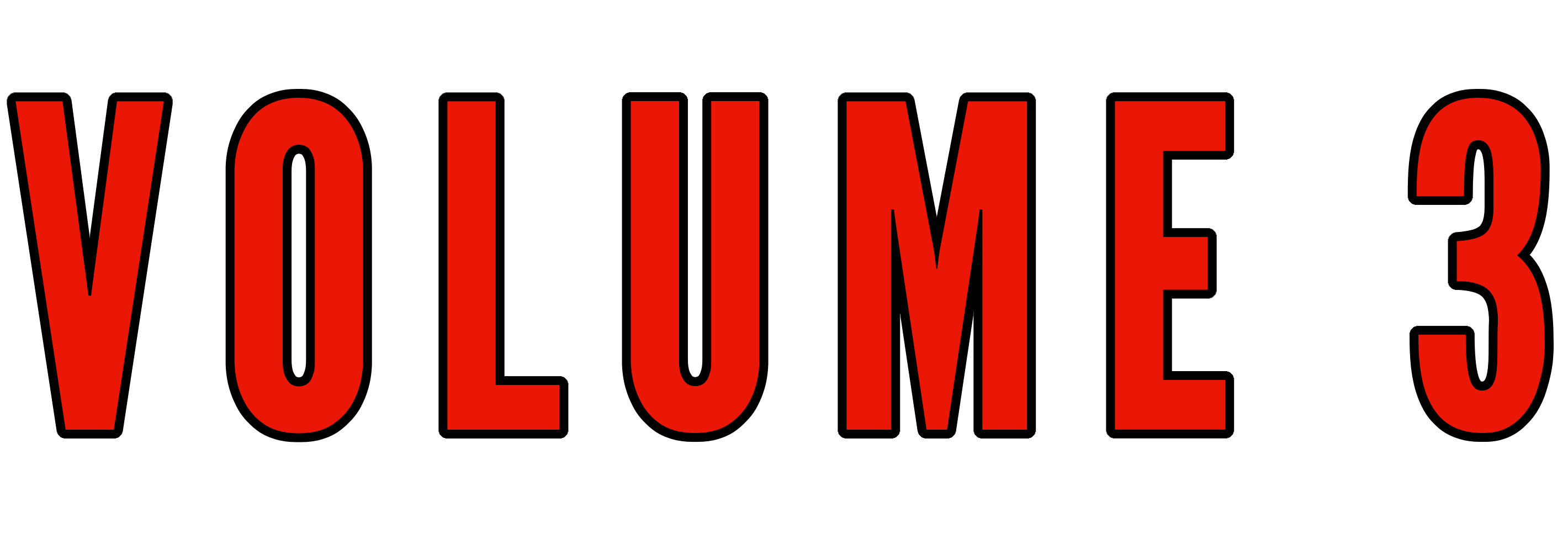 VOLUME 3 logo. Free logo maker.