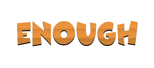 enough logo. Free logo maker.
