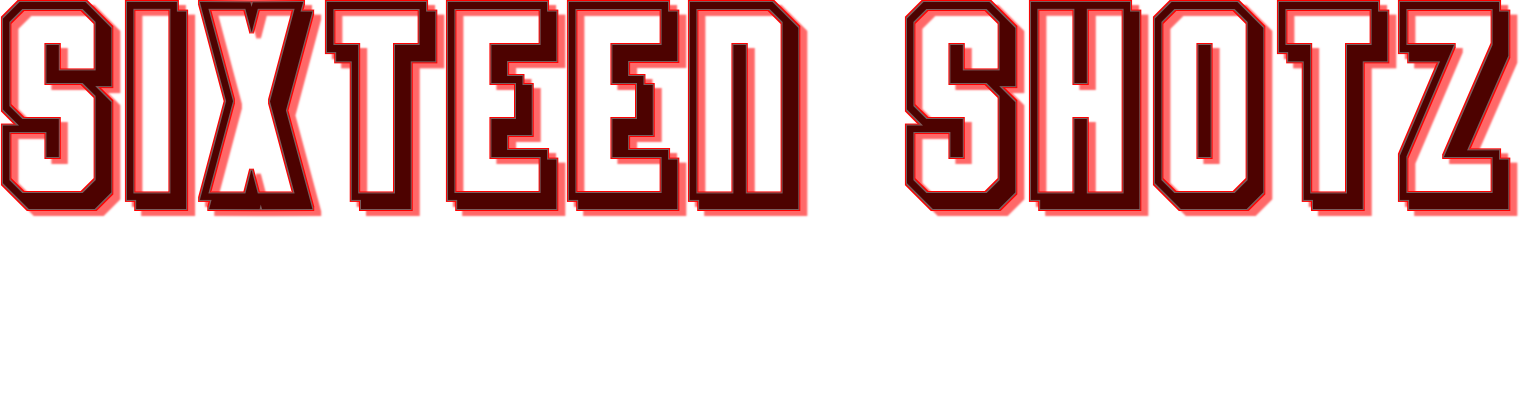 SIXTEEN SHOTZ logo. Free logo maker.