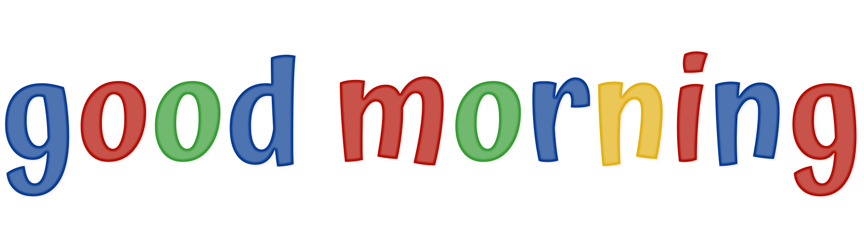 good morning logo. Free logo maker.