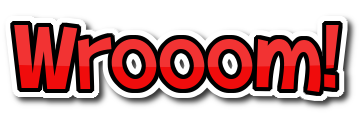 Wrooom! logo. Free logo maker.