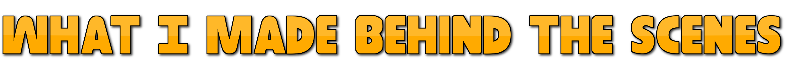 What I made behind the scenes logo. Free logo maker.