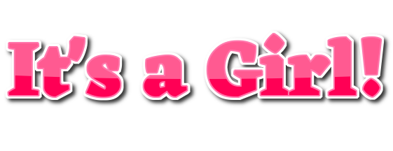 It's a Girl! logo. Free logo maker.