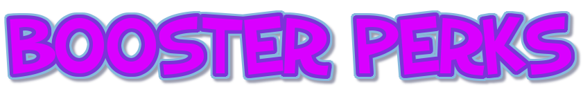BOOSTER PERKS logo. Free logo maker.