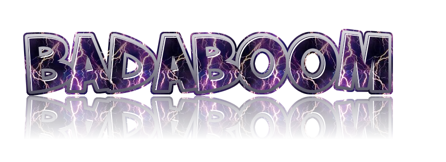 BADABOOM logo. Free logo maker.