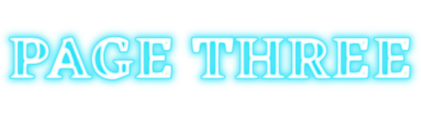 PAGE THREE logo. Free logo maker.