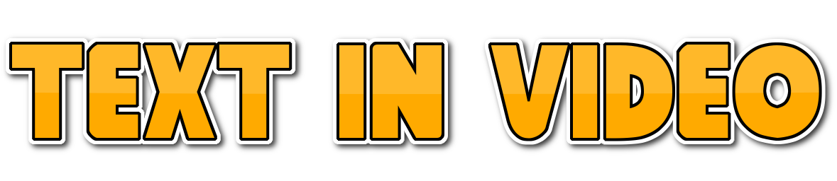 Text in video logo. Free logo maker.