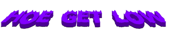 HOE GET LOW logo. Free logo maker.