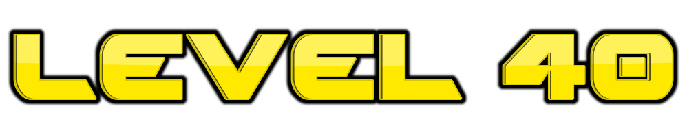 Level 40 logo. Free logo maker.