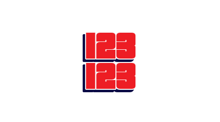 123 123 logo. Free logo maker.