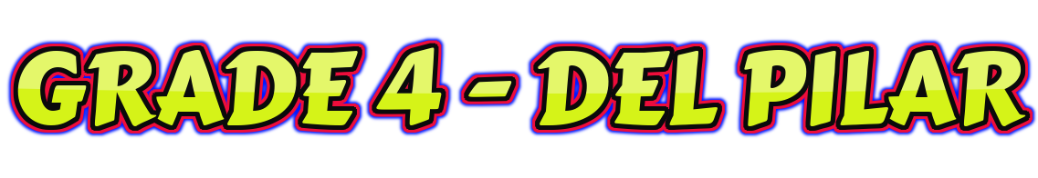 GRADE 4 - DEL PILAR logo. Free logo maker.