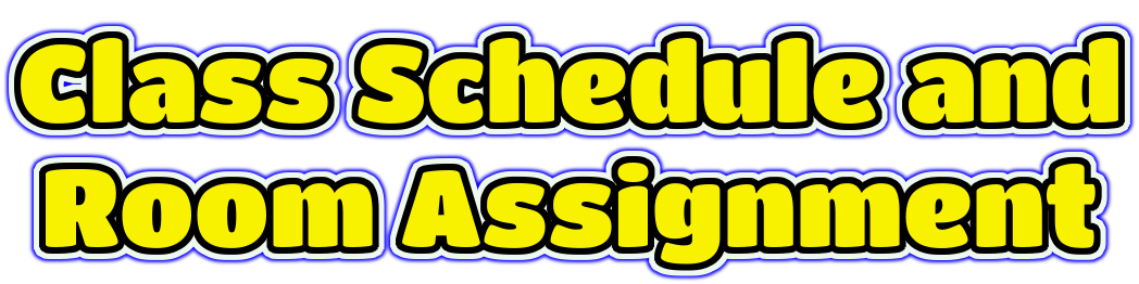Class Schedule and Room Assignment logo. Free logo maker.
