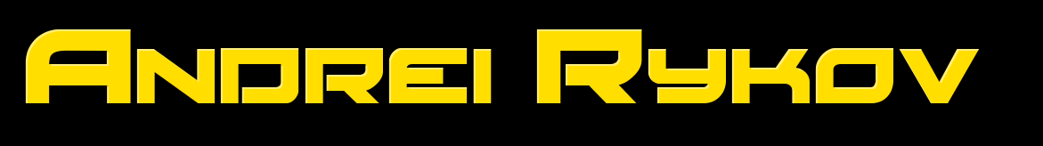 Andrei Rykov logo. Free logo maker.