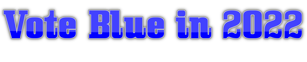 Vote Blue in 2022 logo. Free logo maker.