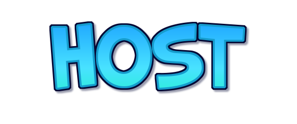 HOST logo. Free logo maker.