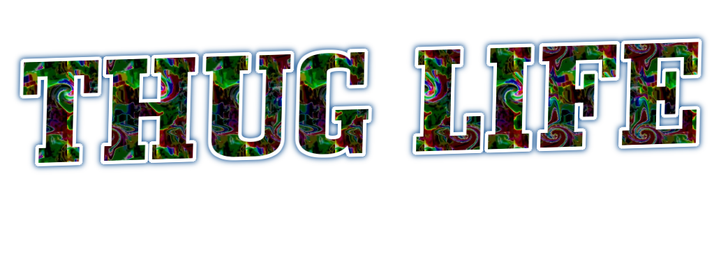 THUG LIFE logo. Free logo maker.