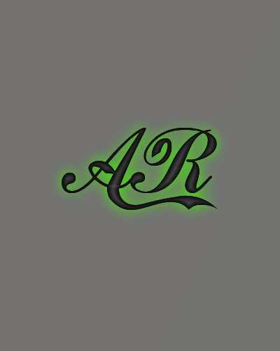 AR logo. Free logo maker.