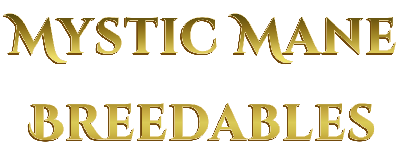 Mystic Mane Breedables logo. Free logo maker.