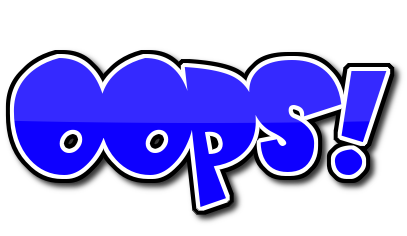 Oops! logo. Free logo maker.
