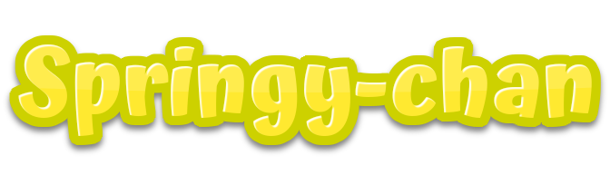 Springy-chan logo. Free logo maker.