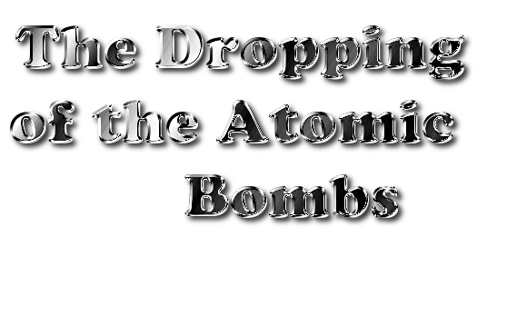 The Dropping of the Atomic Bombs logo. Free logo maker.