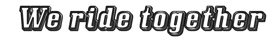 We ride together logo. Free logo maker.