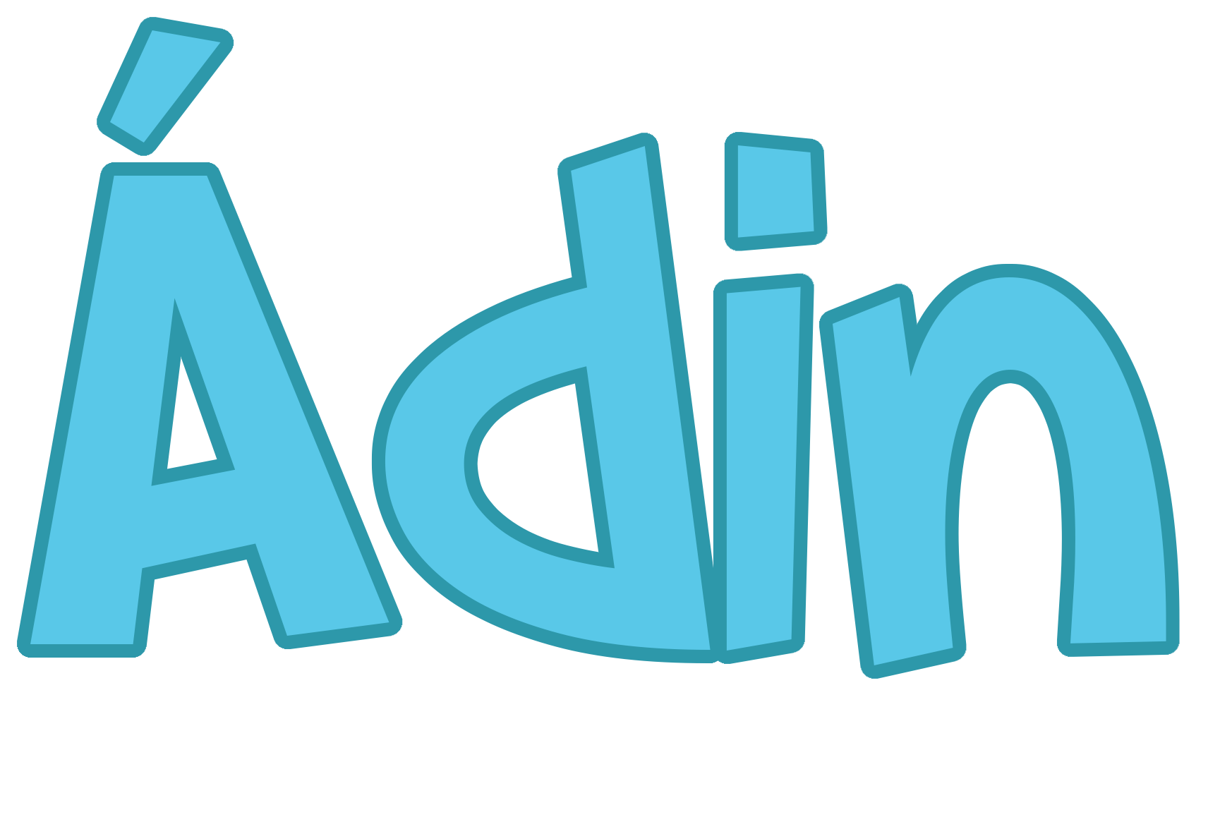 Ádin logo. Free logo maker.