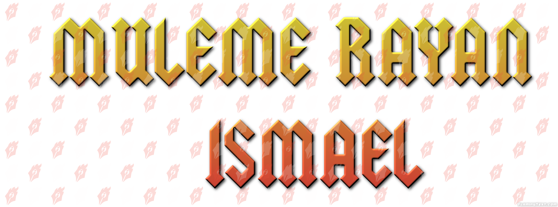 MULEME RAYAN ISMAEL logo. Free logo maker.