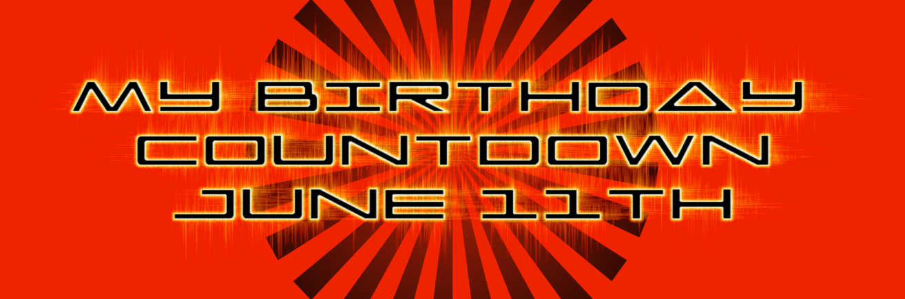 My Birthday Countdown June 11th logo. Free logo maker.