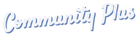 Community Plus logo. Free logo maker.