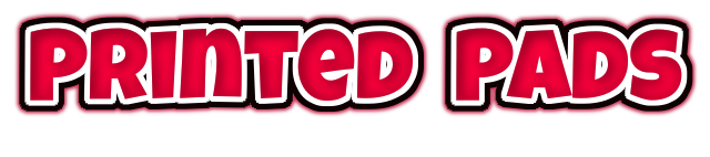 Printed Pads logo. Free logo maker.
