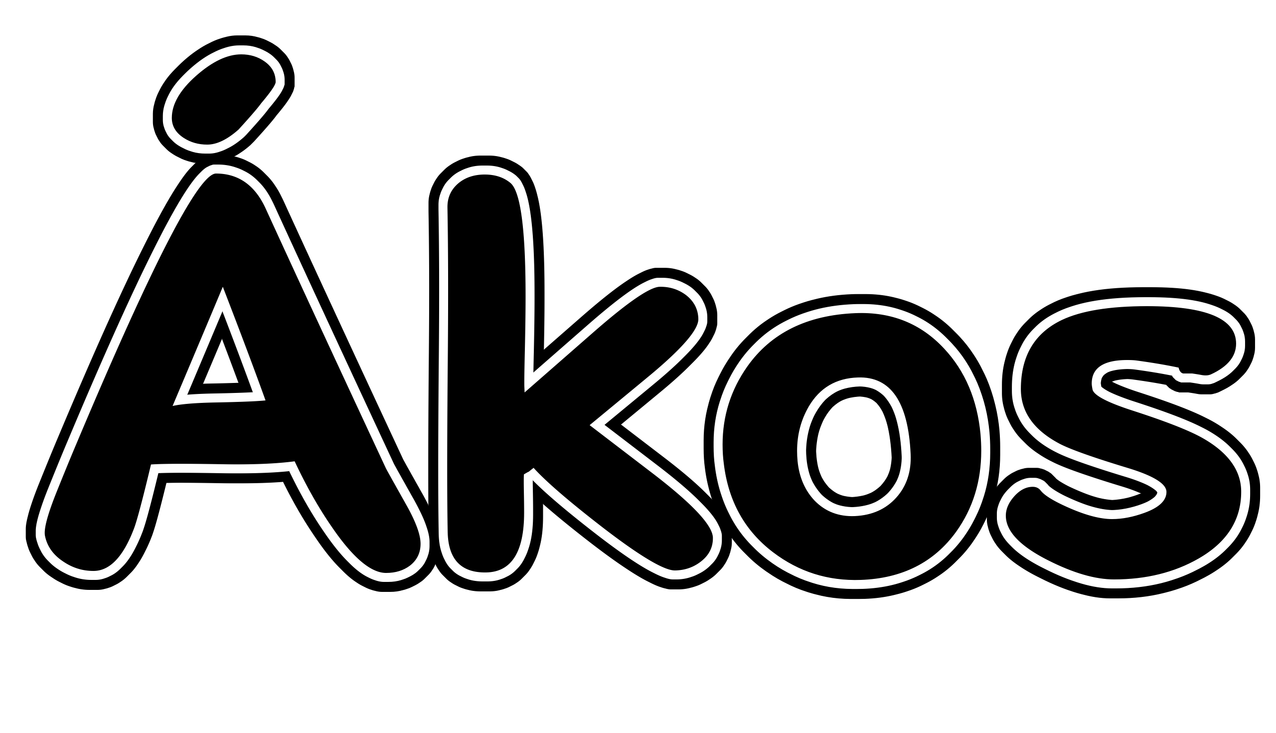 Ákos logo. Free logo maker.