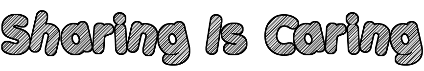 Sharing Is Caring logo. Free logo maker.
