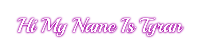 Hi My Name Is Tyran logo. Free logo maker.