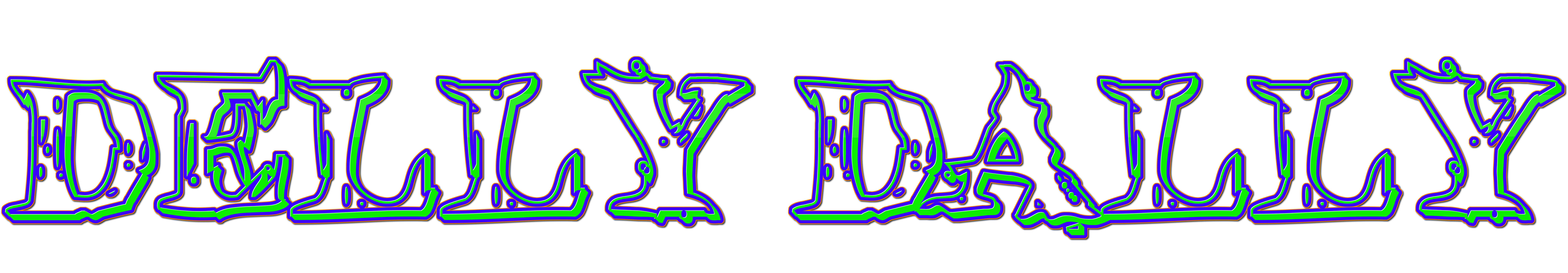 DELLY DALLY logo. Free logo maker.