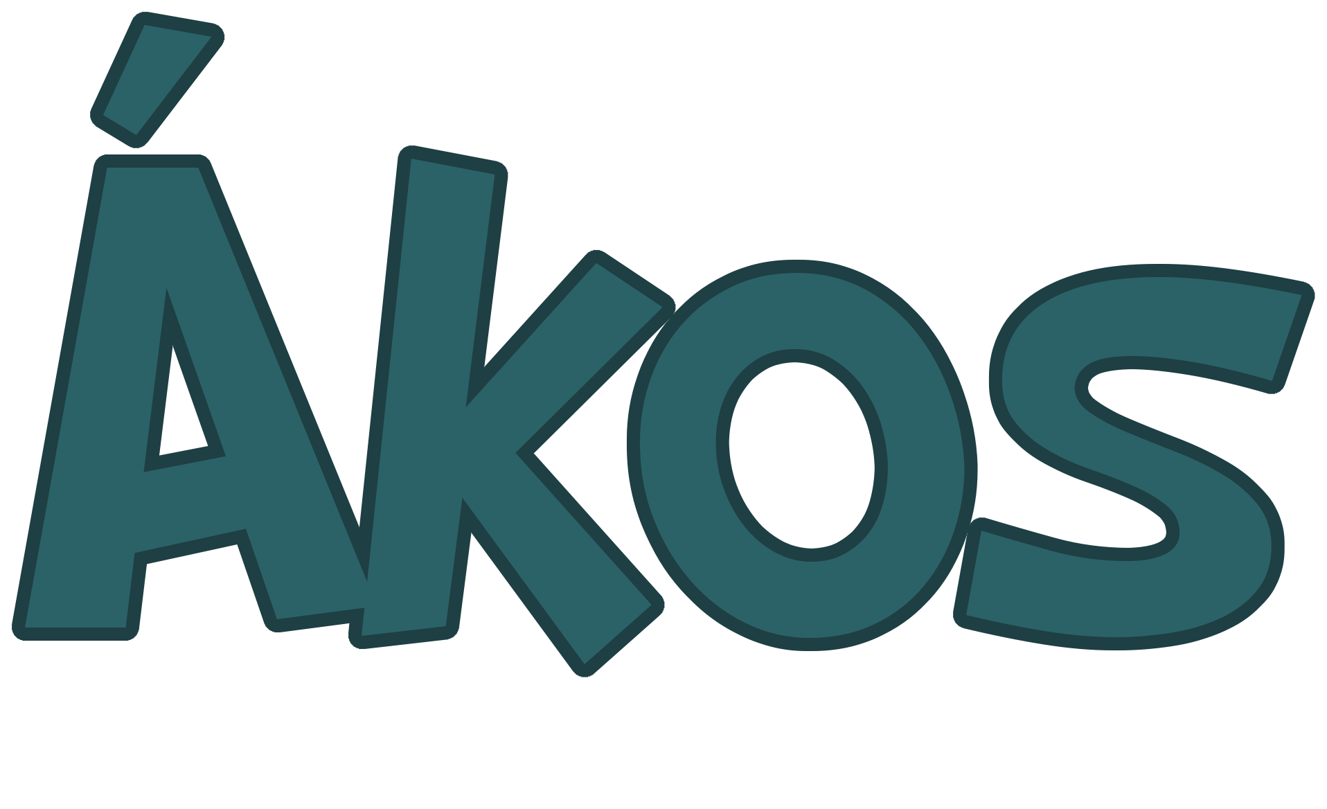 Ákos logo. Free logo maker.