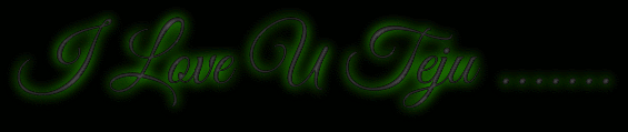 I Love U Teju ....... logo. Free logo maker.