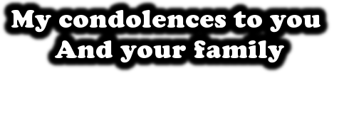 My condolences to you And your family logo. Free logo maker.