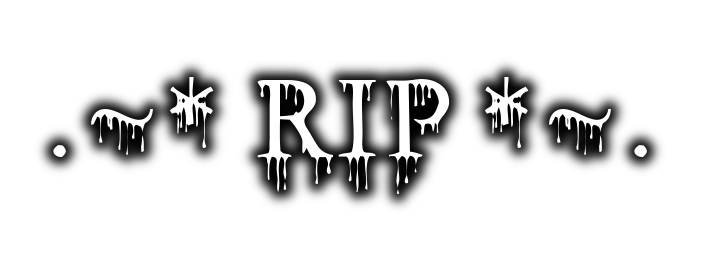 RIP *~. logo. Free logo maker.