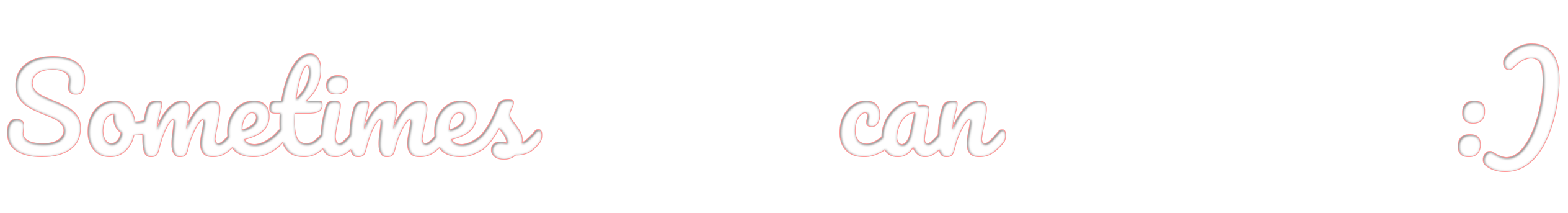 Sometimes can :) logo. Free logo maker.