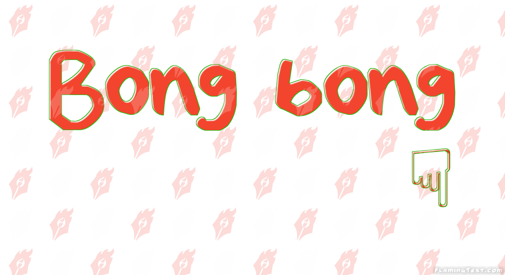 Bong bong ☟ logo. Free logo maker.