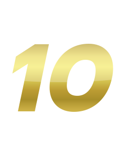 10 logo. Free logo maker.