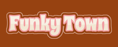 Funky Town logo. Free logo maker.