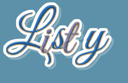 Listy logo. Free logo maker.