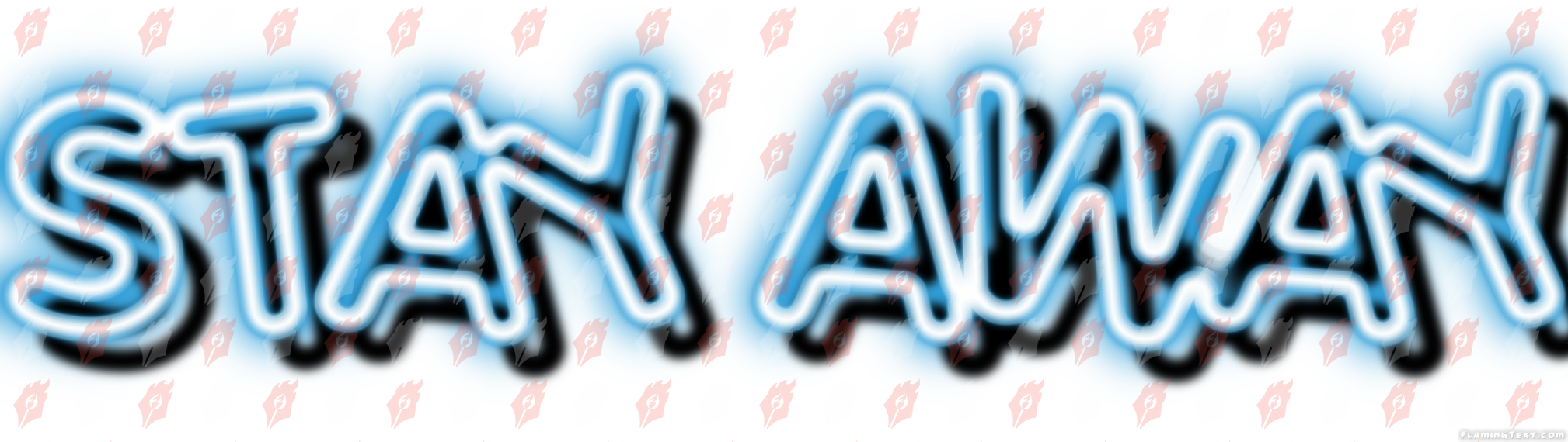 STAY AWAY logo. Free logo maker.